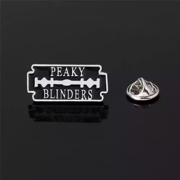 unbranded | Jewelry | 5 Off Peaky Blinders Razor Blade Enamel Pin Black ...